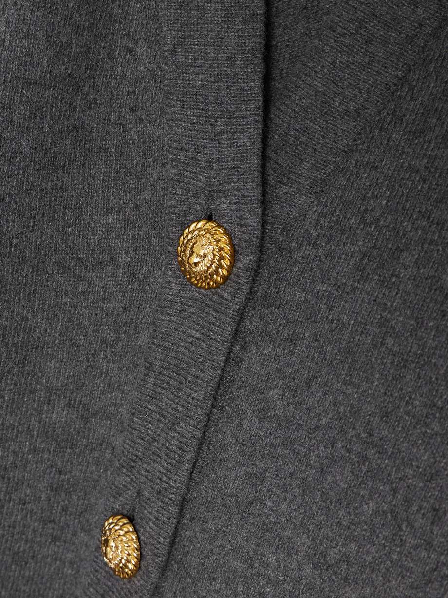 BALMAIN Cashmere and wool-blend cardigan | NET-A-PORTER