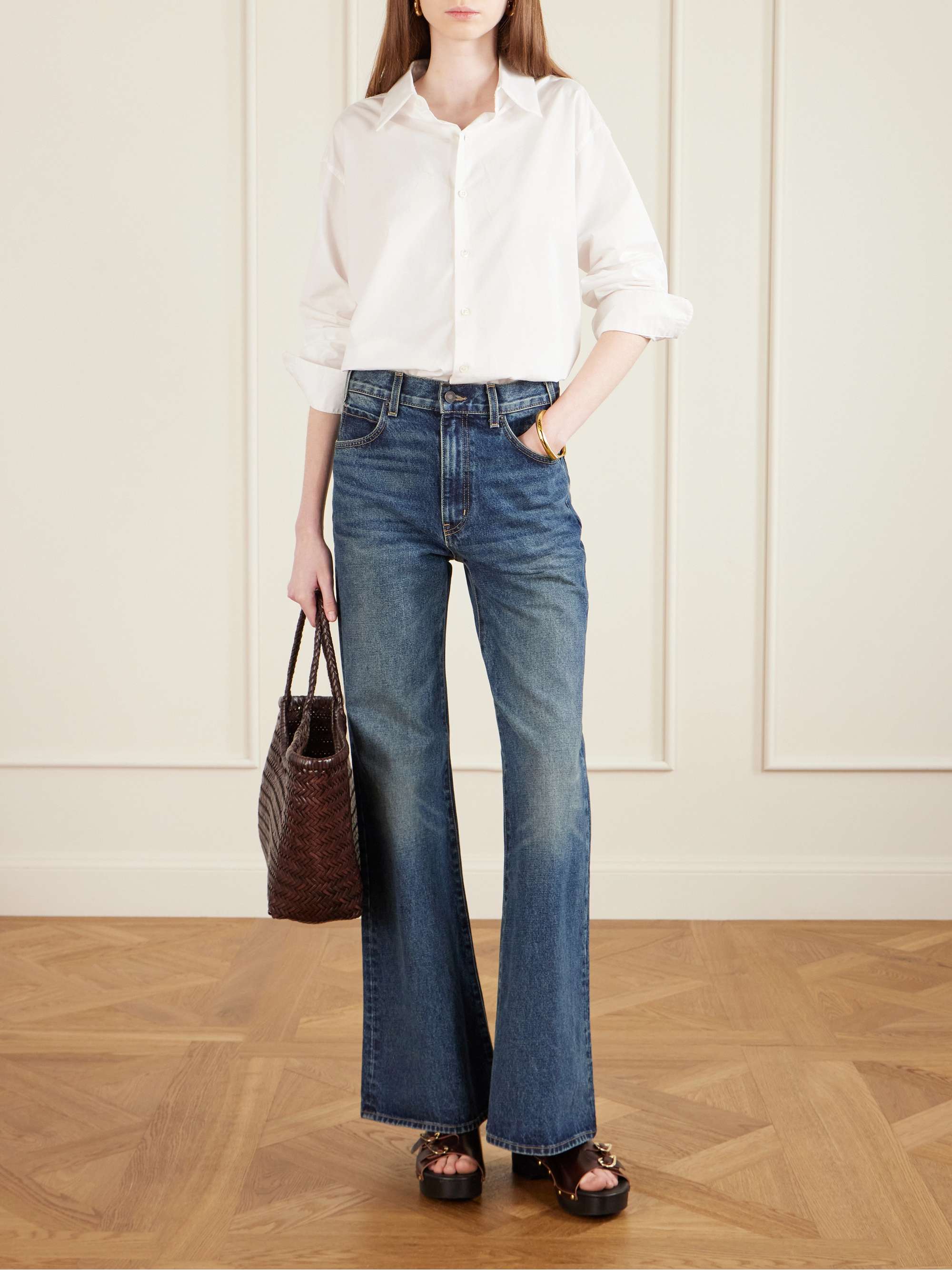 ANCIENT GREEK SANDALS Natali Sabot studded leather clogs | NET-A-PORTER