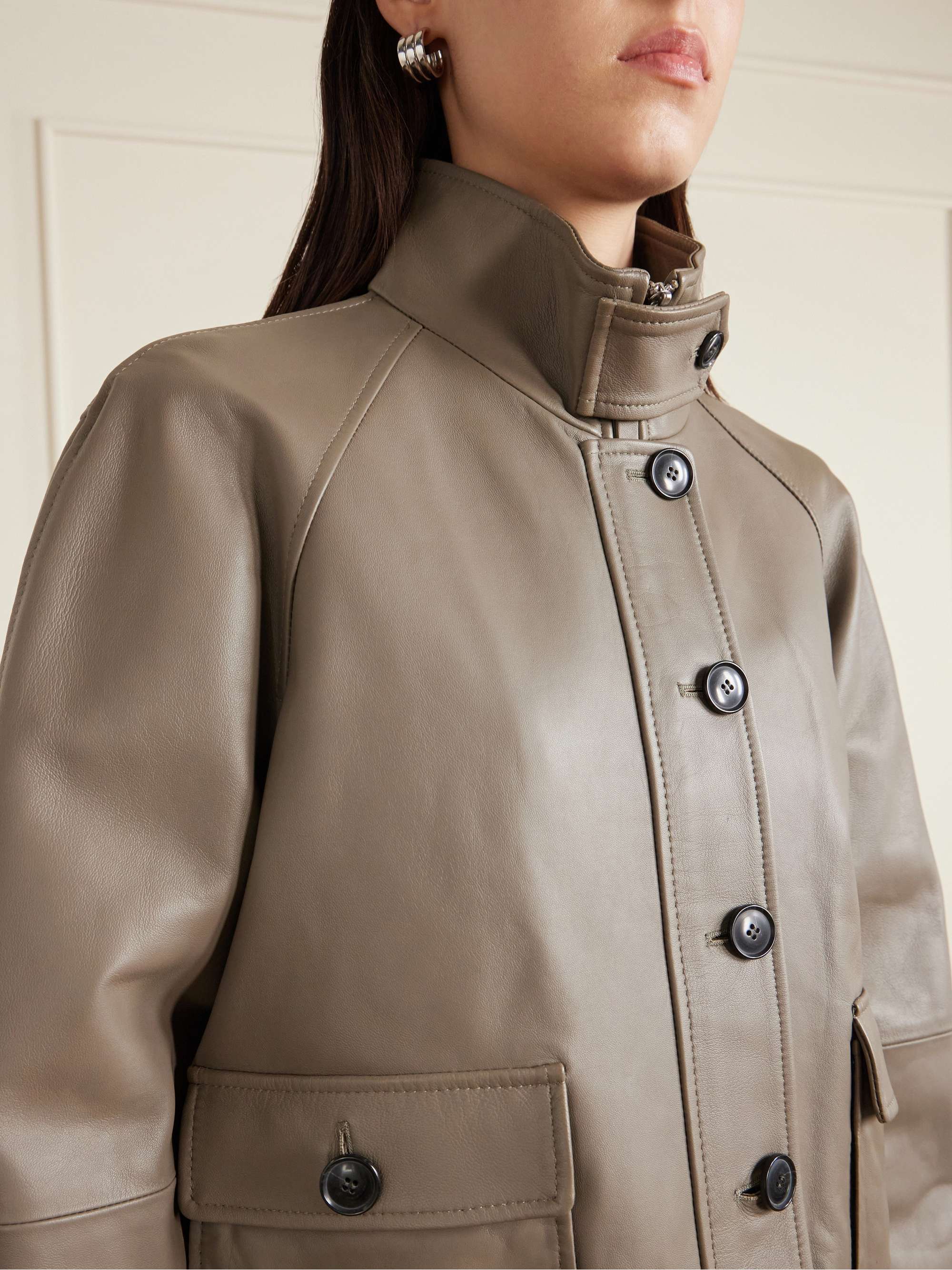 PROENZA SCHOULER WHITE LABEL Gio leather jacket | NET-A-PORTER