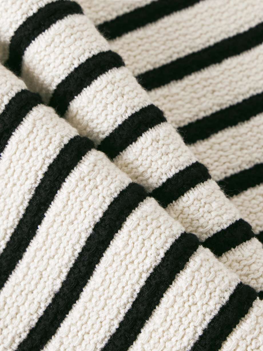POSSE Henry strapless striped knitted midi dress | NET-A-PORTER