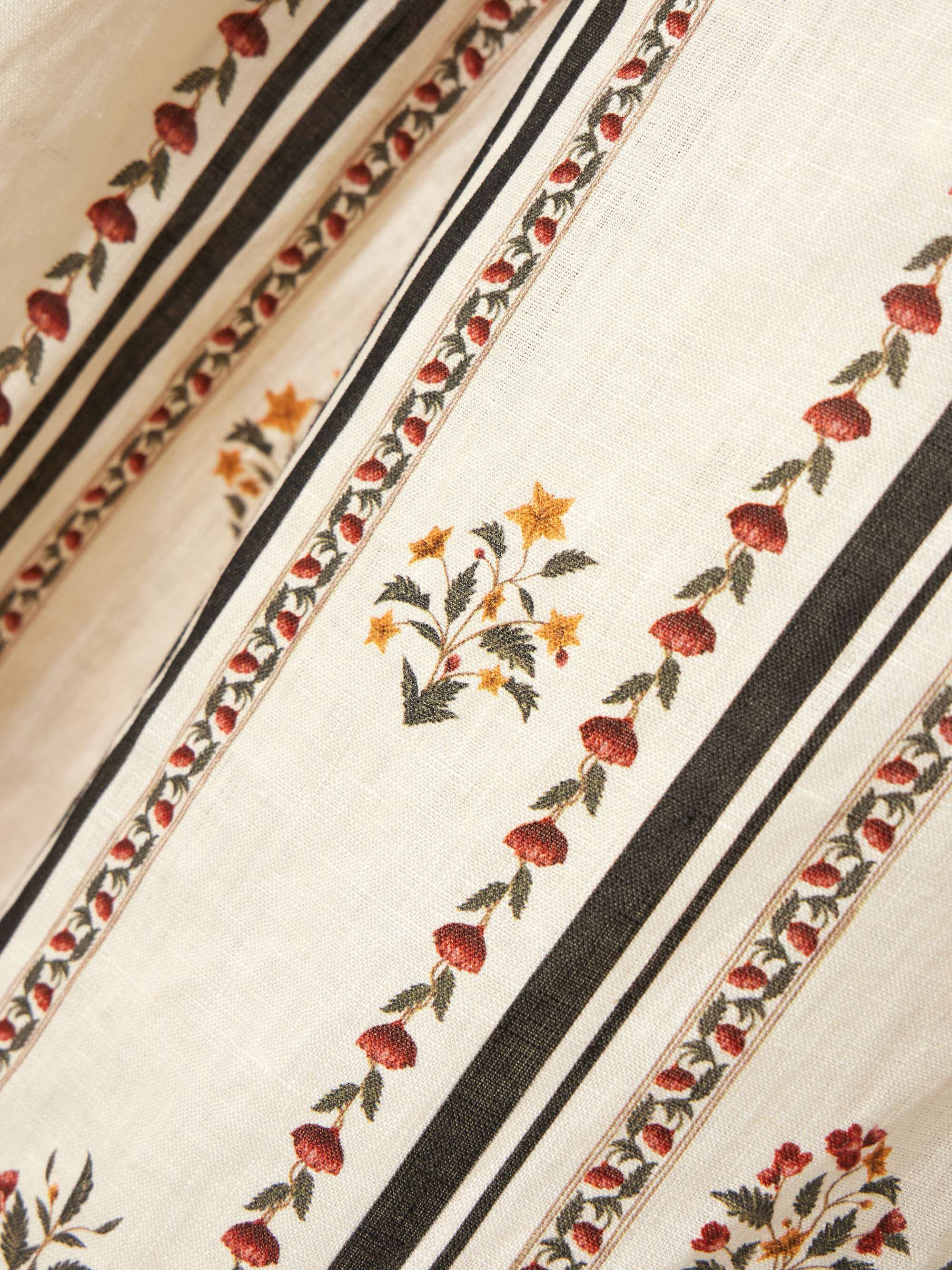 AGUA BY AGUA BENDITA Tota Andes floral-print linen wide-leg pants | NET ...