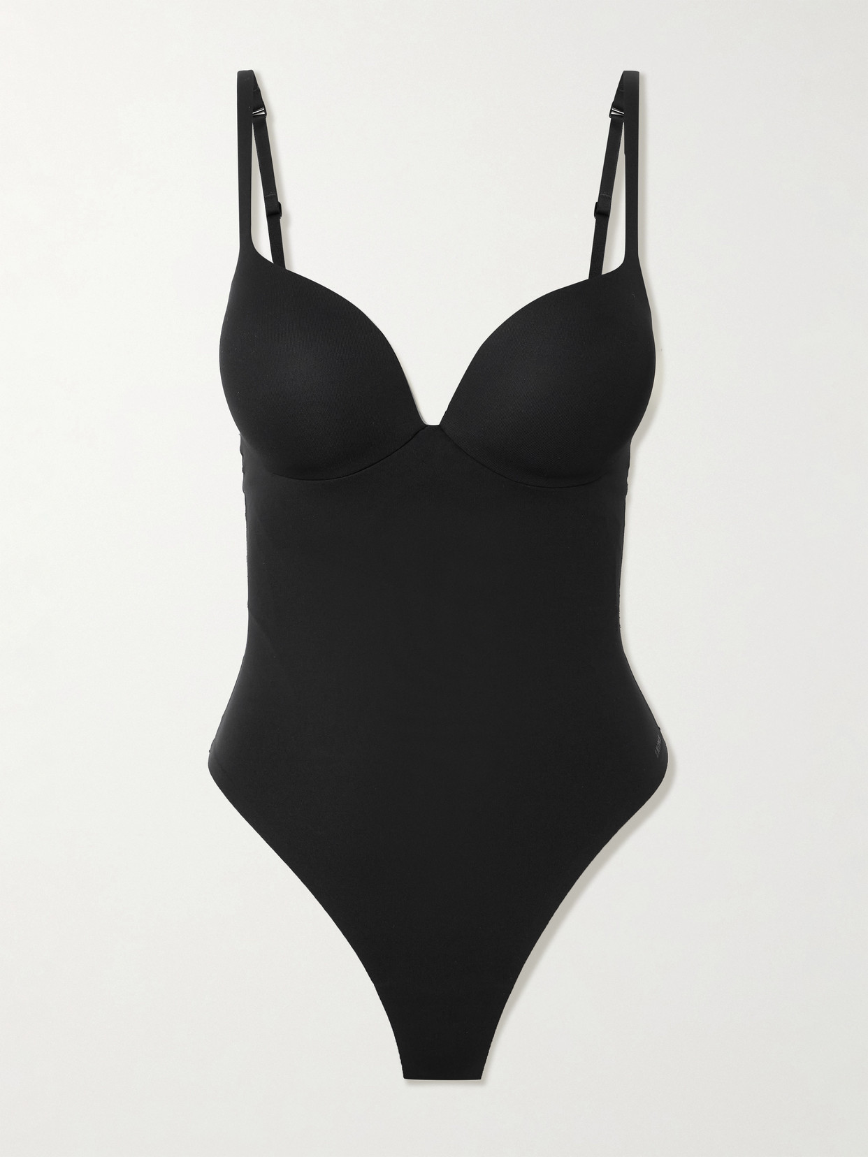 Skims Ultimate Body Push-up Thong Bodysuit In Black | ModeSens
