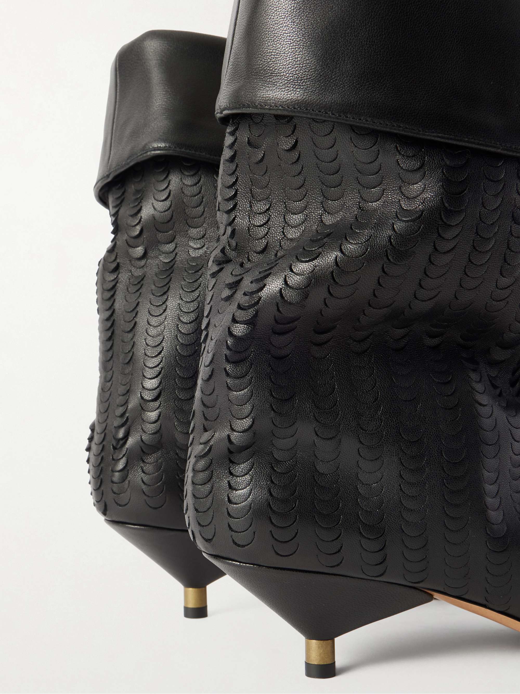 Bottines en daim à perforations et à fronces Edrik MARANT ÉTOILE pour ...
