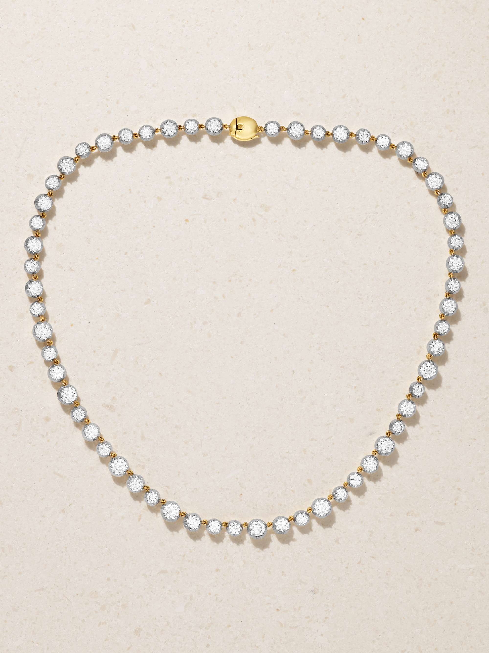 JESSICA MCCORMACK Signature 18-karat white and yellow gold diamond ...