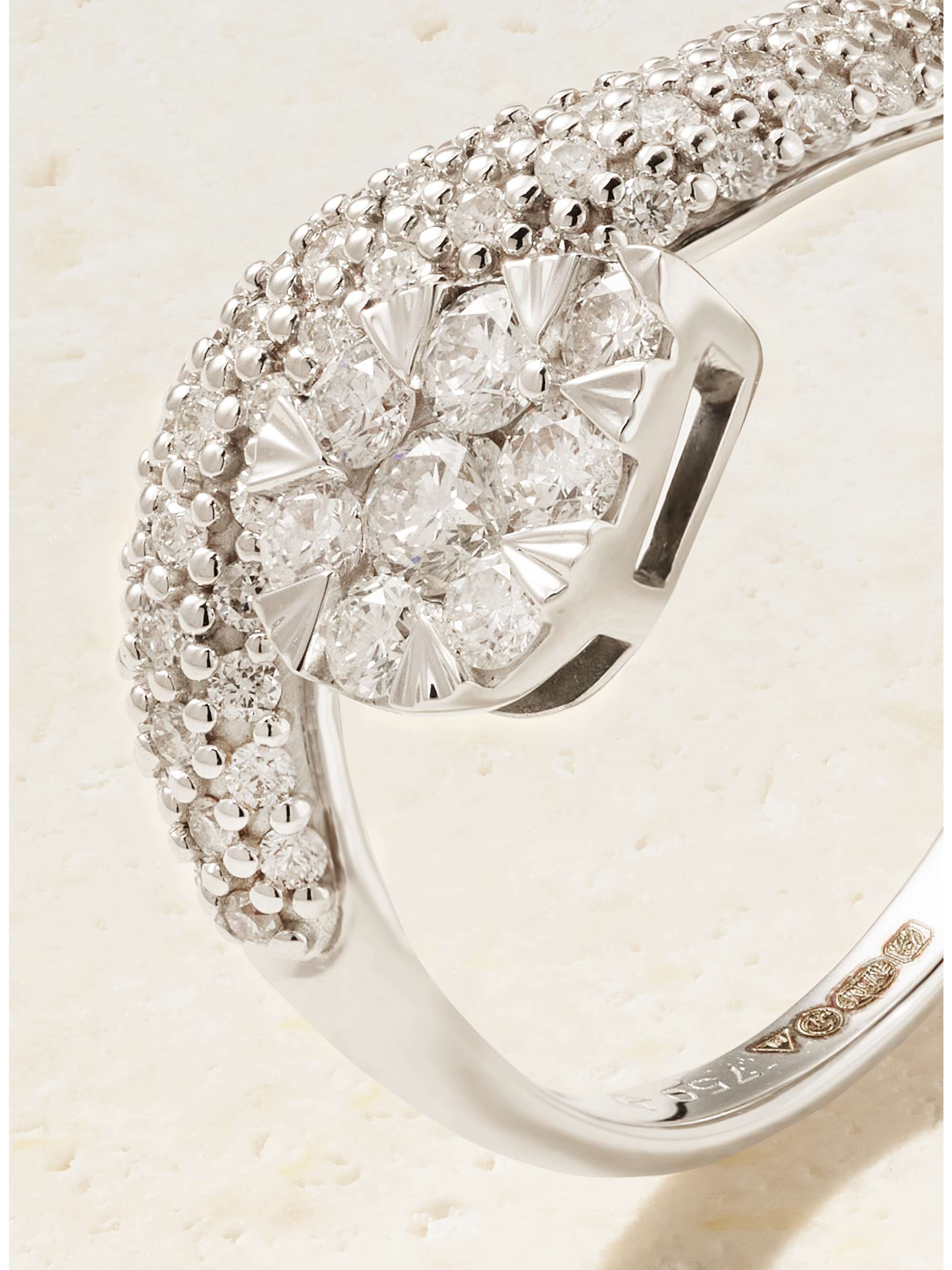 PERSÉE Alliance 18-karat white gold diamond ring | NET-A-PORTER