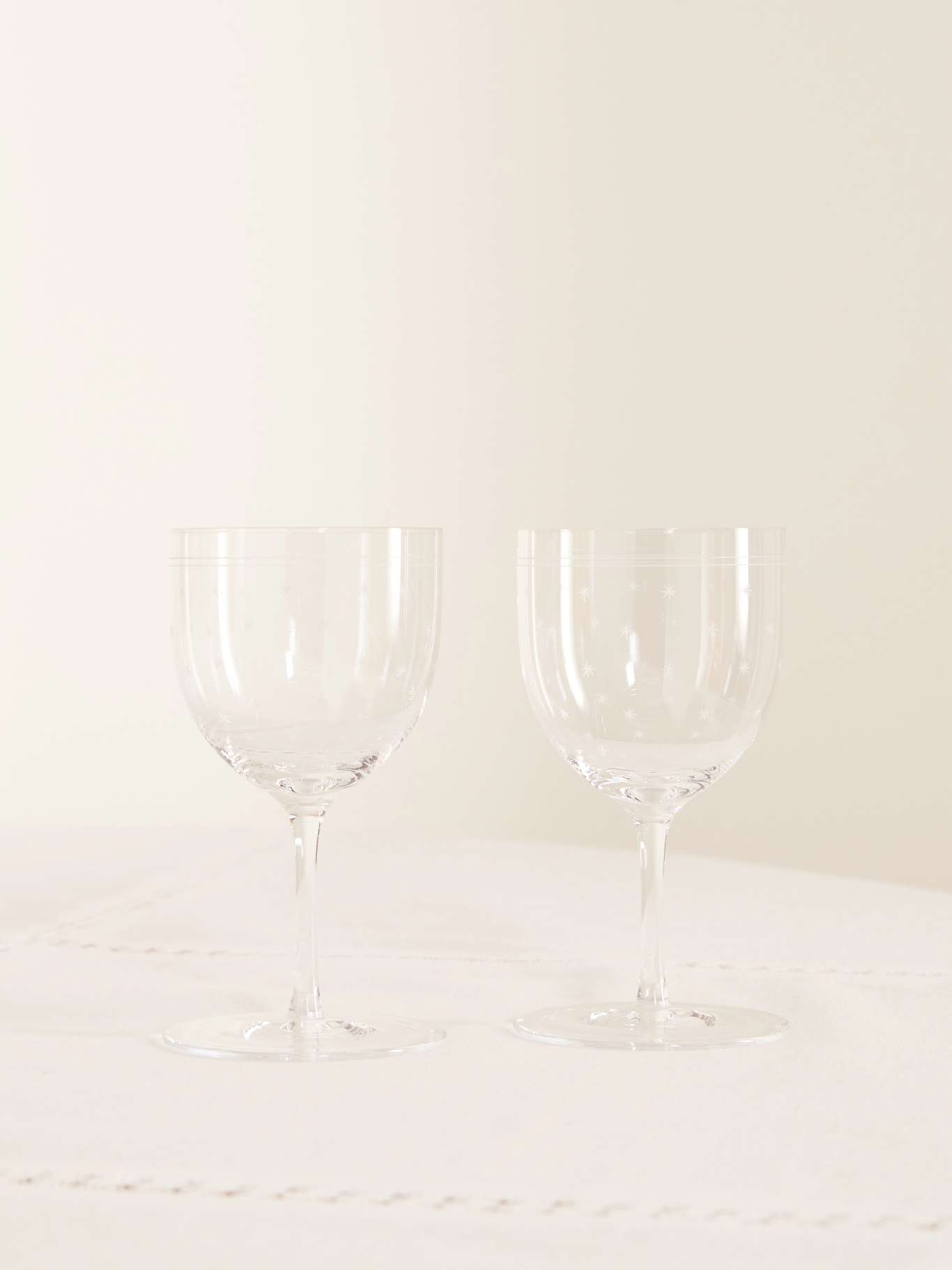 LOBMEYR Rothschild Stars set of two crystal wine glasses | NET-A-PORTER