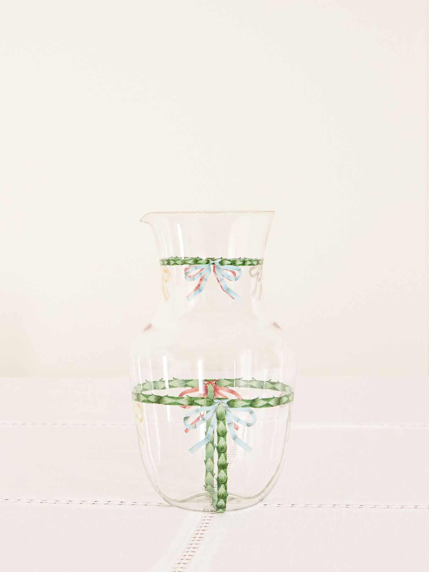 LOBMEYR Alpha Bow painted crystal glass pitcher | NET-A-PORTER