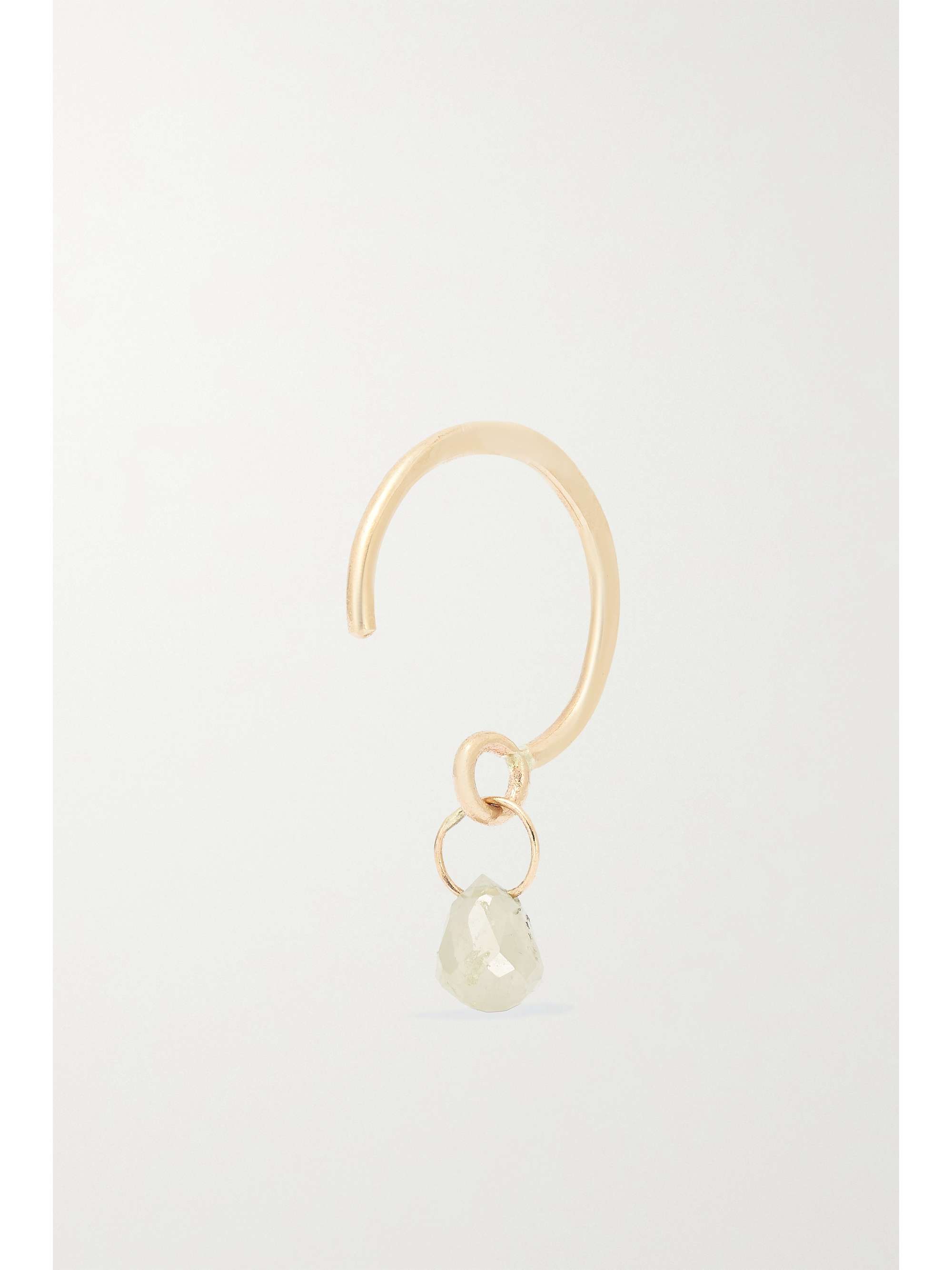 MELISSA JOY MANNING 14-karat gold diamond earring | NET-A-PORTER