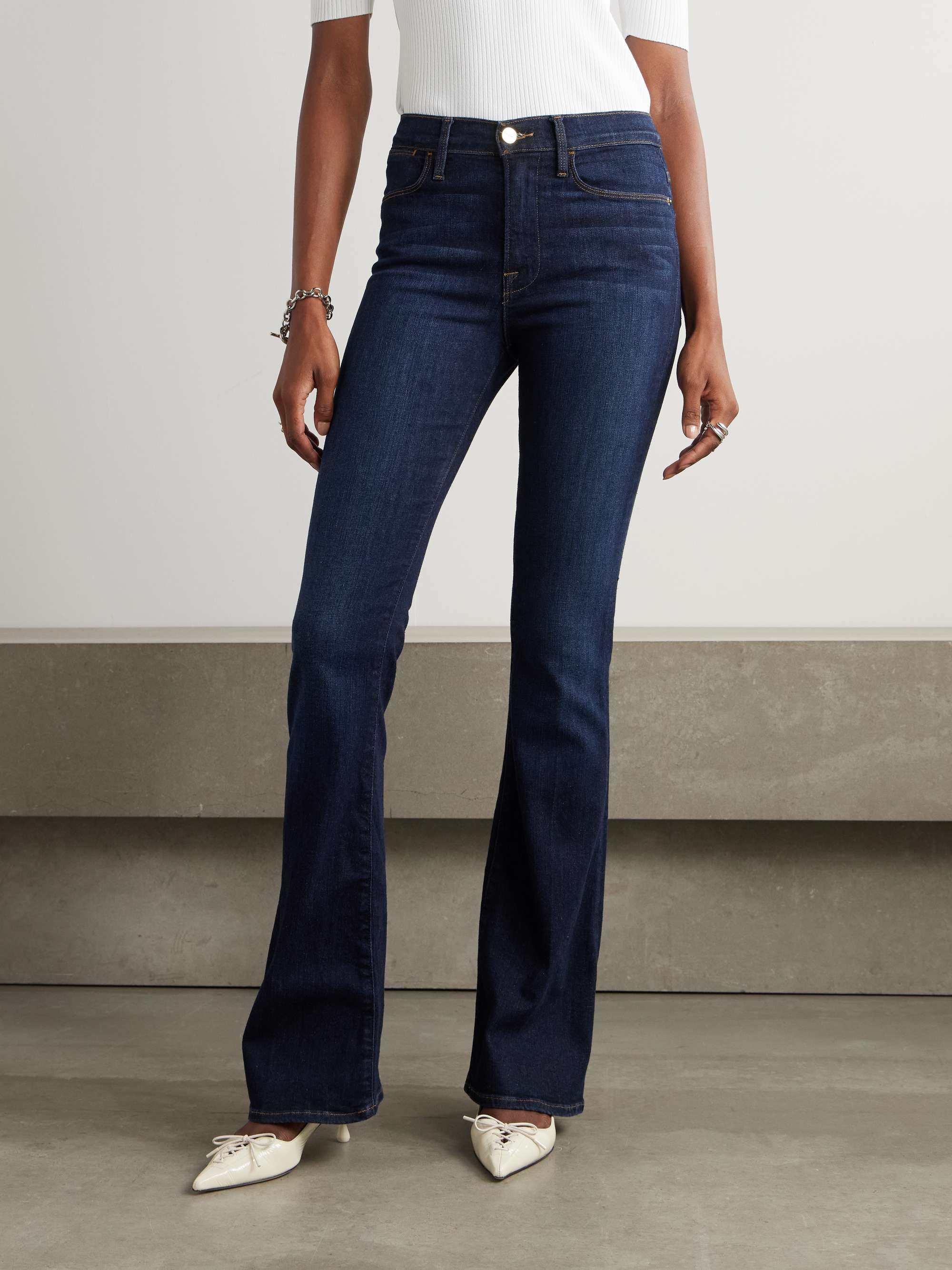 FRAME Le High Flare high-rise jeans | NET-A-PORTER