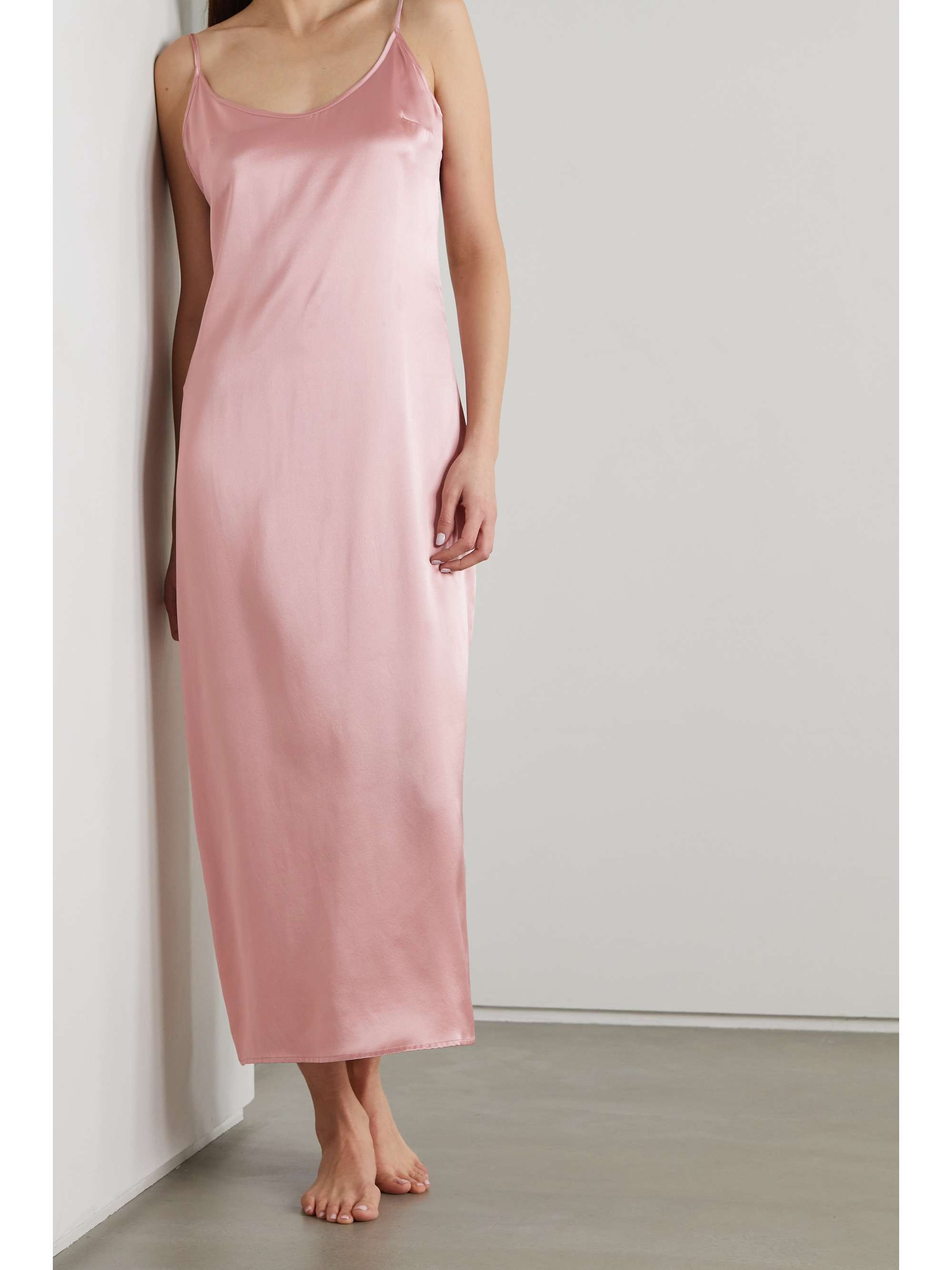 La Perla Silk Satin Nightdress Net A Porter