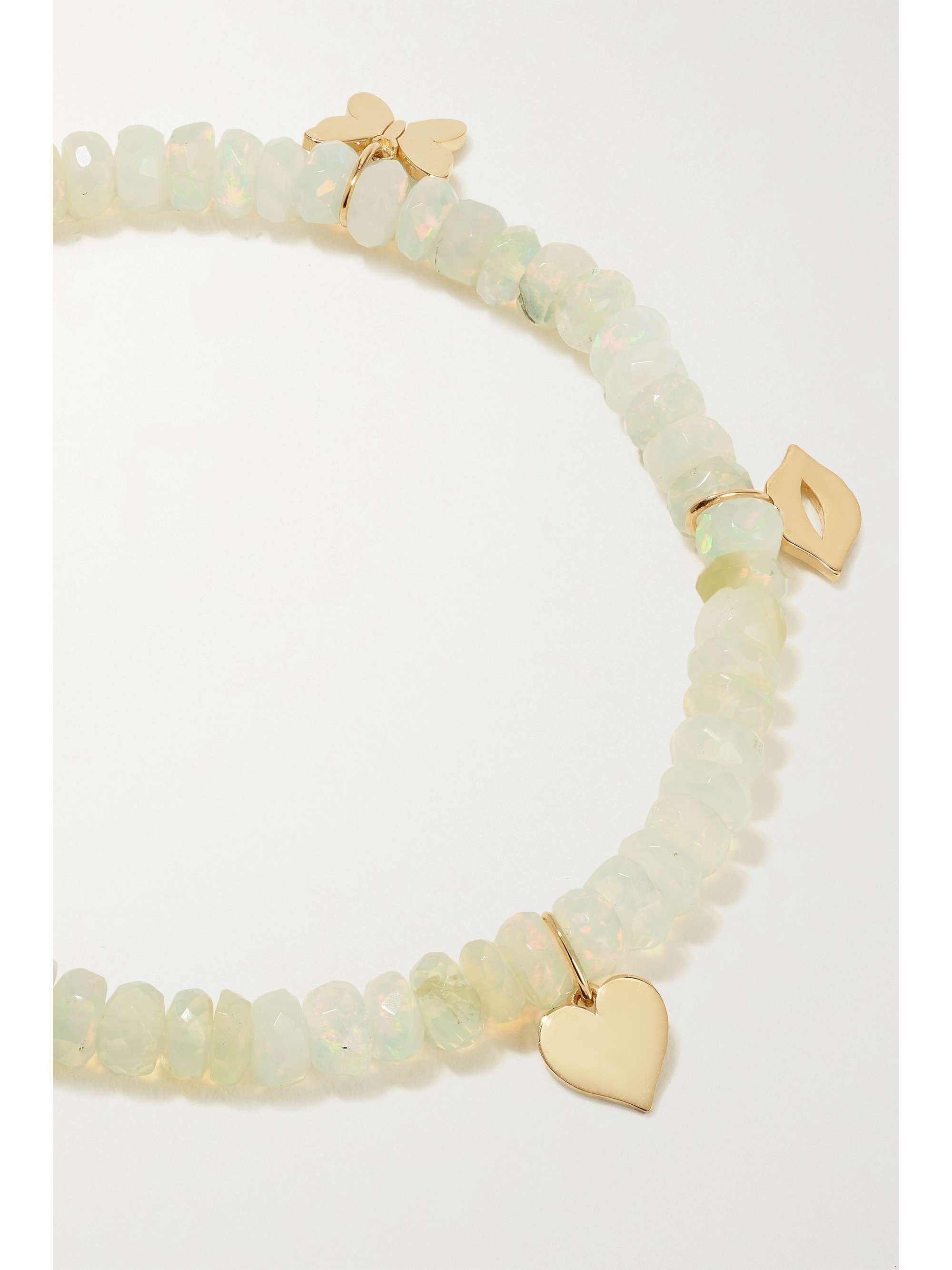 SYDNEY EVAN Pure Charm 14-karat gold opal bracelet | NET-A-PORTER