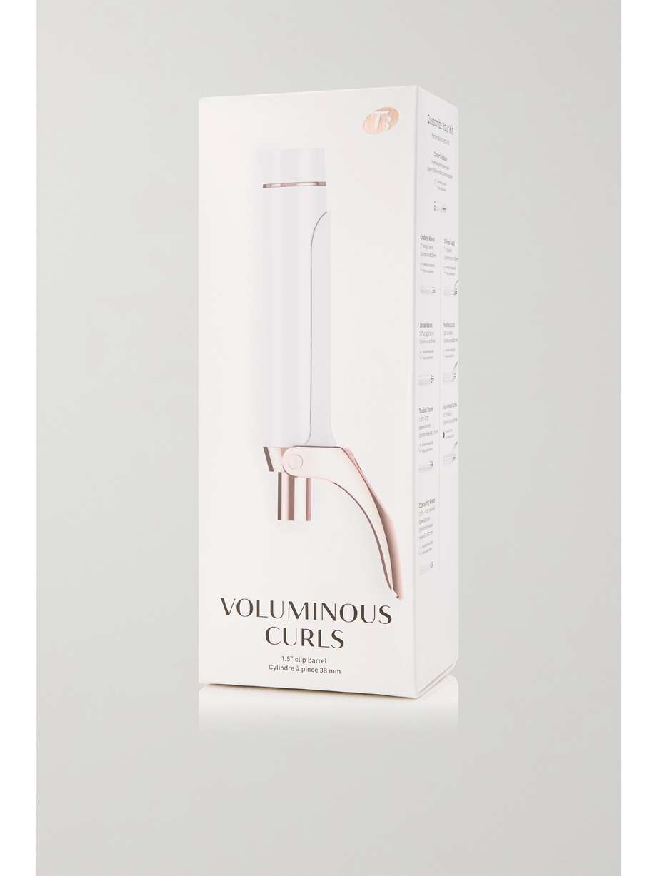 T3 Voluminous Curls 1.5-Inch Interchangeable Clip Curling Iron Barrel ...