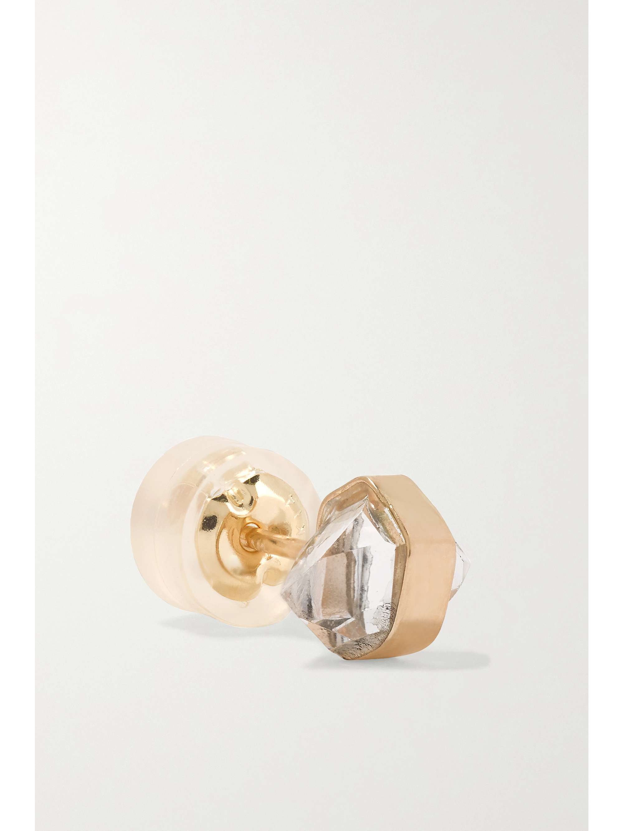 MELISSA JOY MANNING 14-karat gold Herkimer diamond earrings | NET-A-PORTER