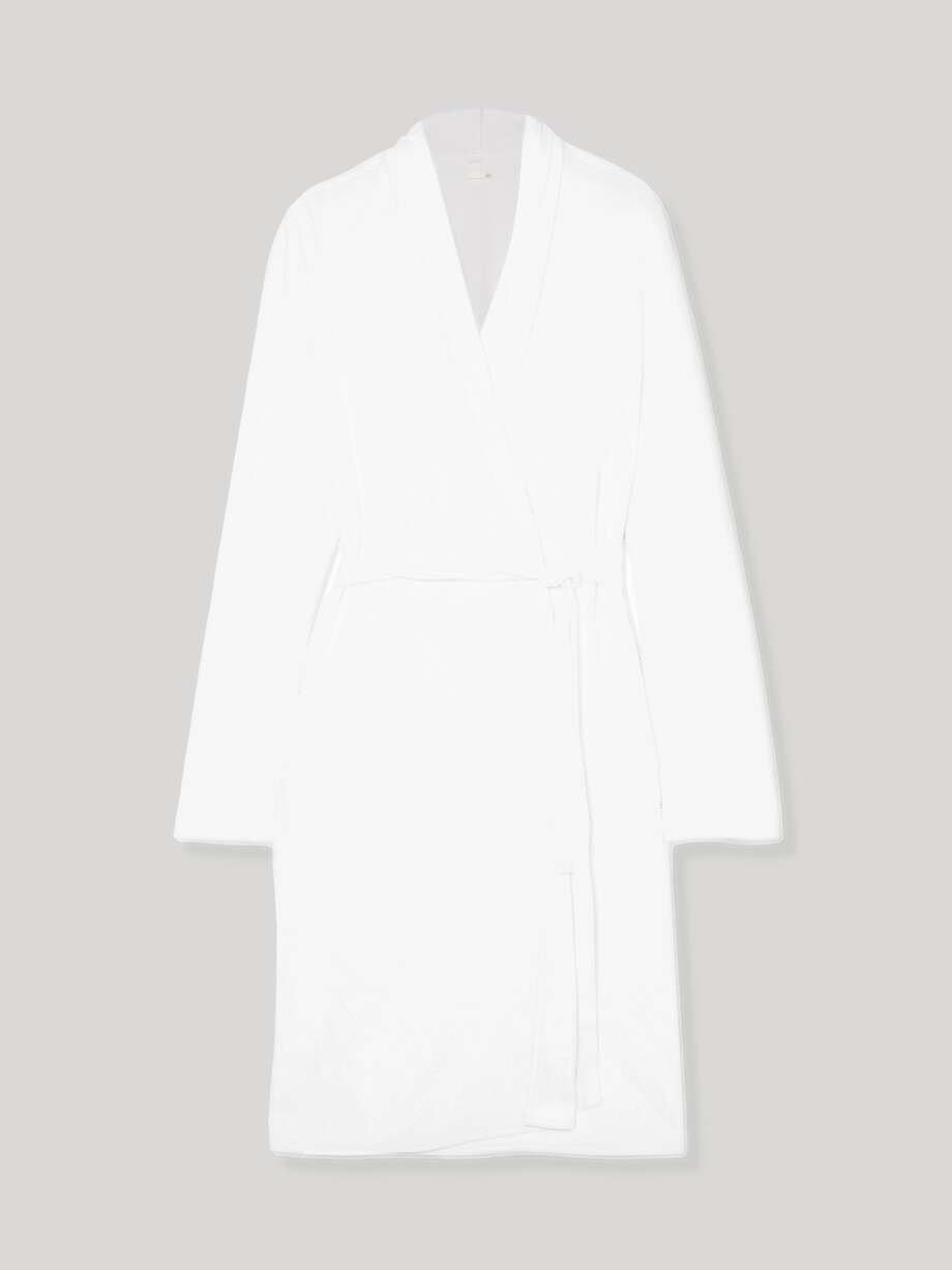 SKIN + NET SUSTAIN organic cotton-terry robe | NET-A-PORTER