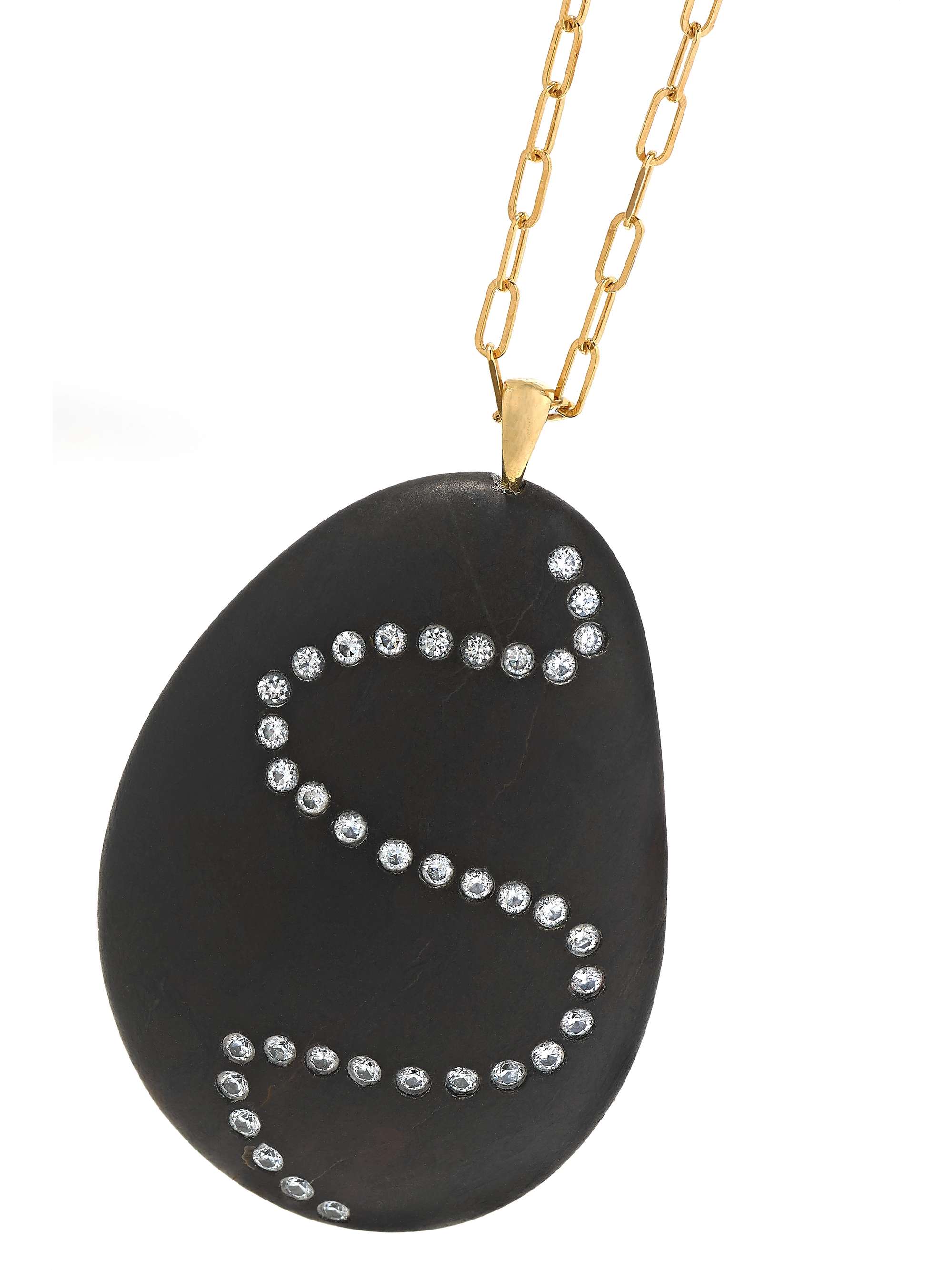 CVC STONES Twisty 18-karat gold, stone and diamond necklace | NET-A-PORTER