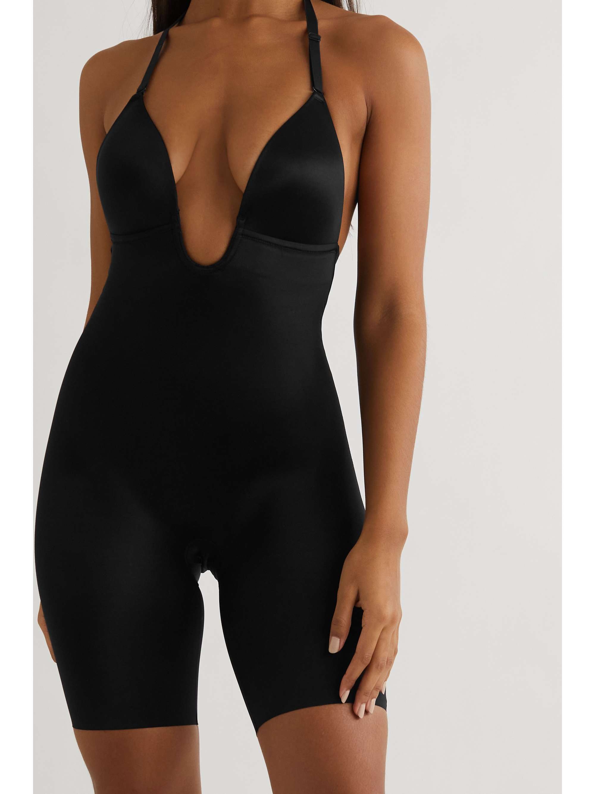 Spanx Suit Your Fancy Stretch Jersey Bodysuit Net A Porter