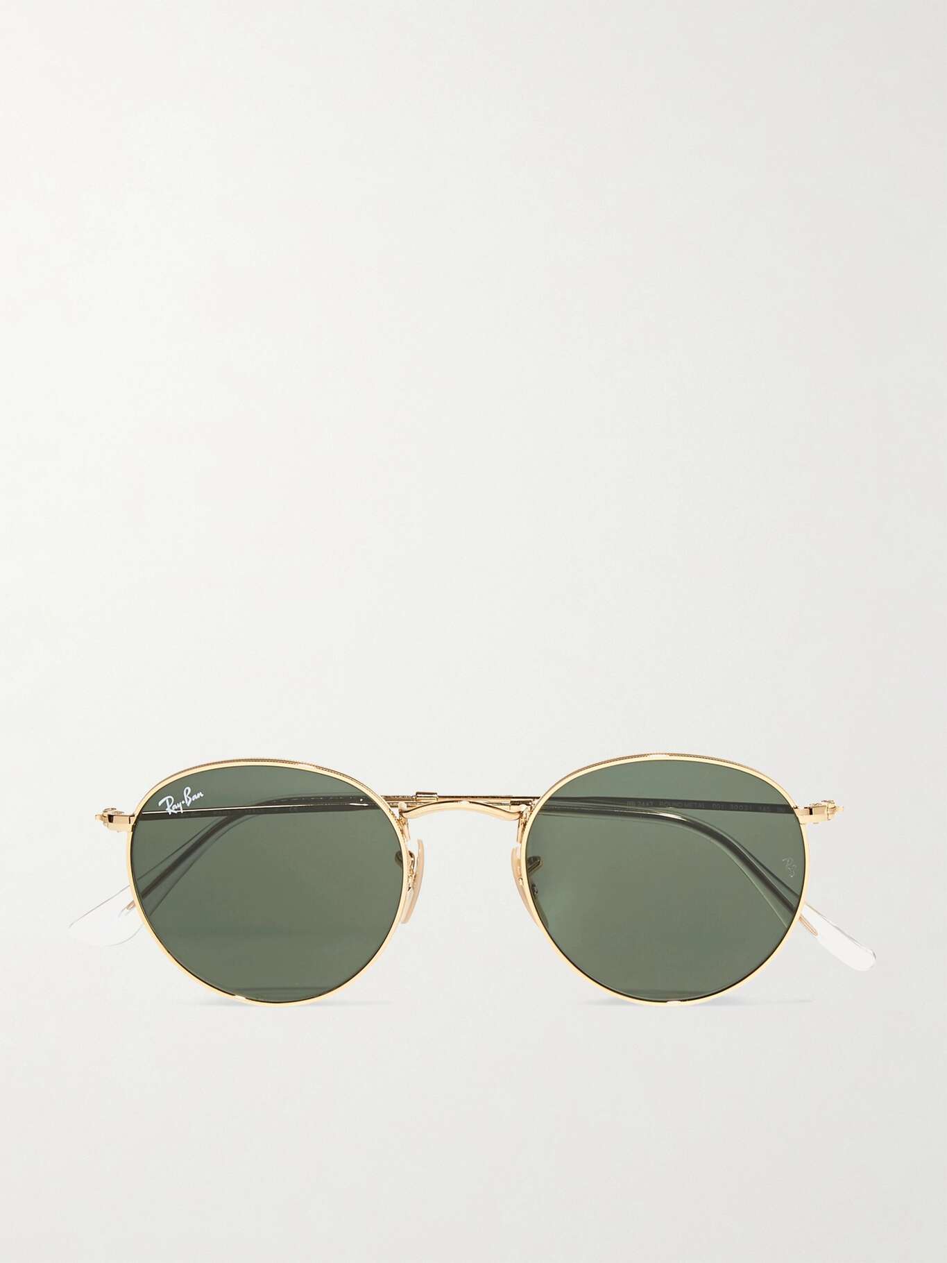 RAY-BAN Round-frame gold-tone sunglasses | NET-A-PORTER