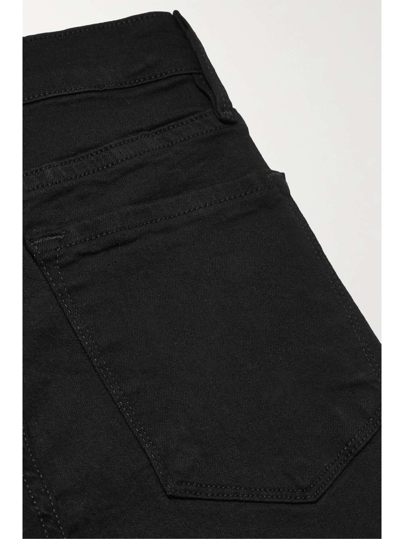 FRAME Le Skinny de Jeanne Raw Stagger mid-rise jeans | NET-A-PORTER