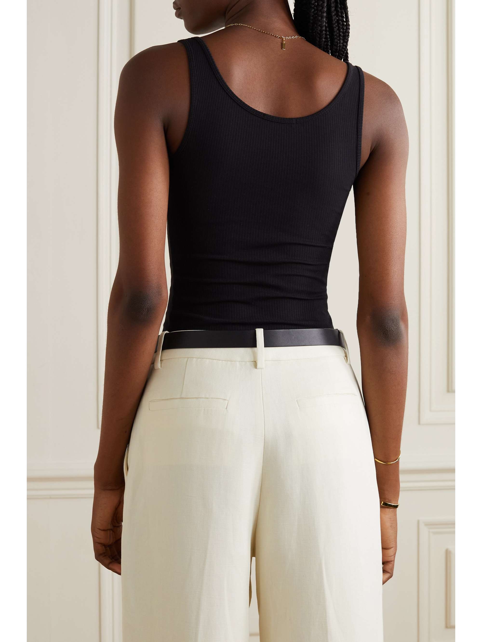 JAMES PERSE The Daily ribbed stretch-cotton tank | NET-A-PORTER
