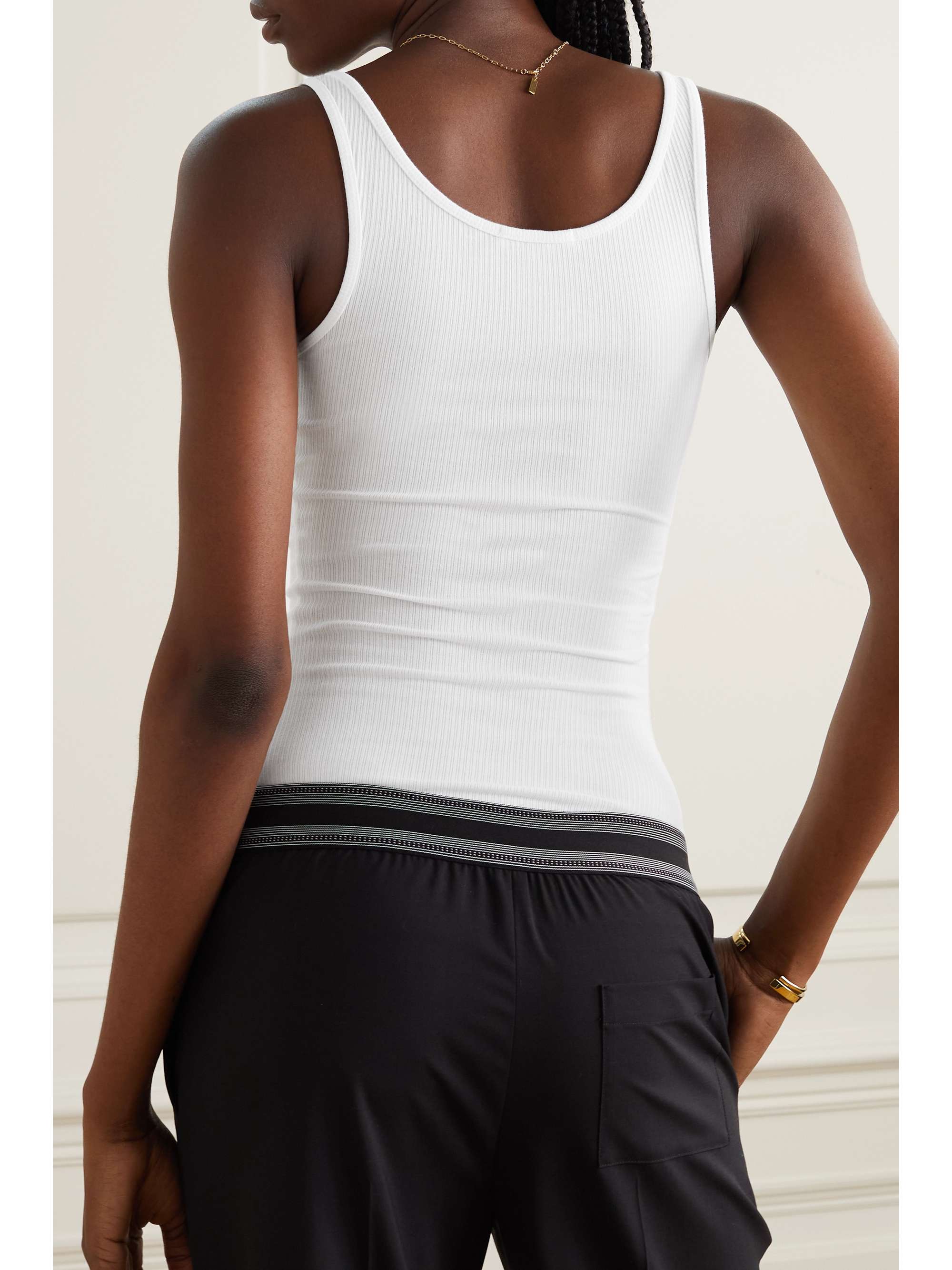 JAMES PERSE The Daily ribbed stretch-cotton tank | NET-A-PORTER