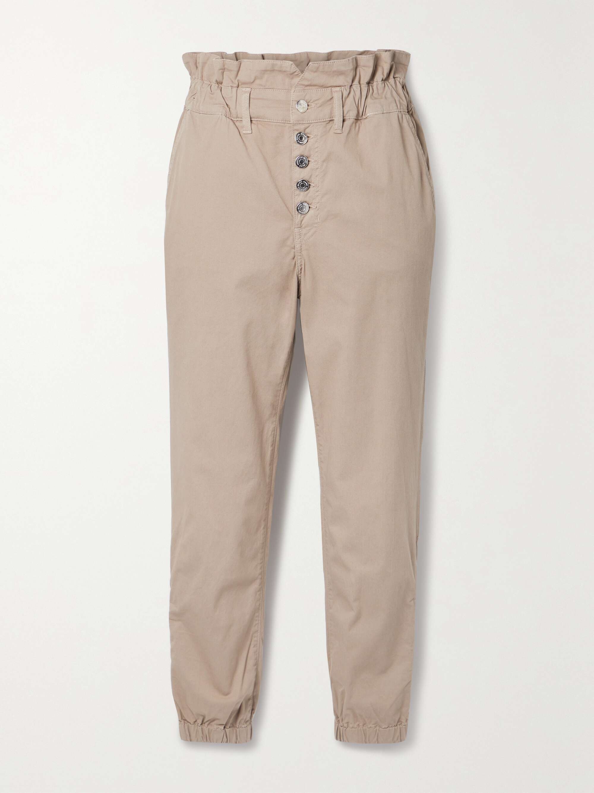 VERONICA BEARD Tedi cotton-blend twill tapered pants | NET-A-PORTER